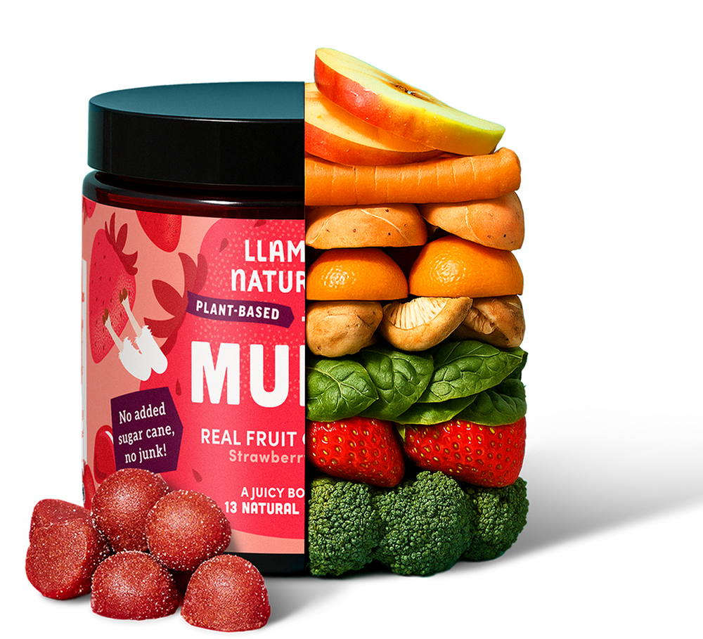 Llama Naturals Organic Kids Multivitamin Gummies (Cherry), 180 ct