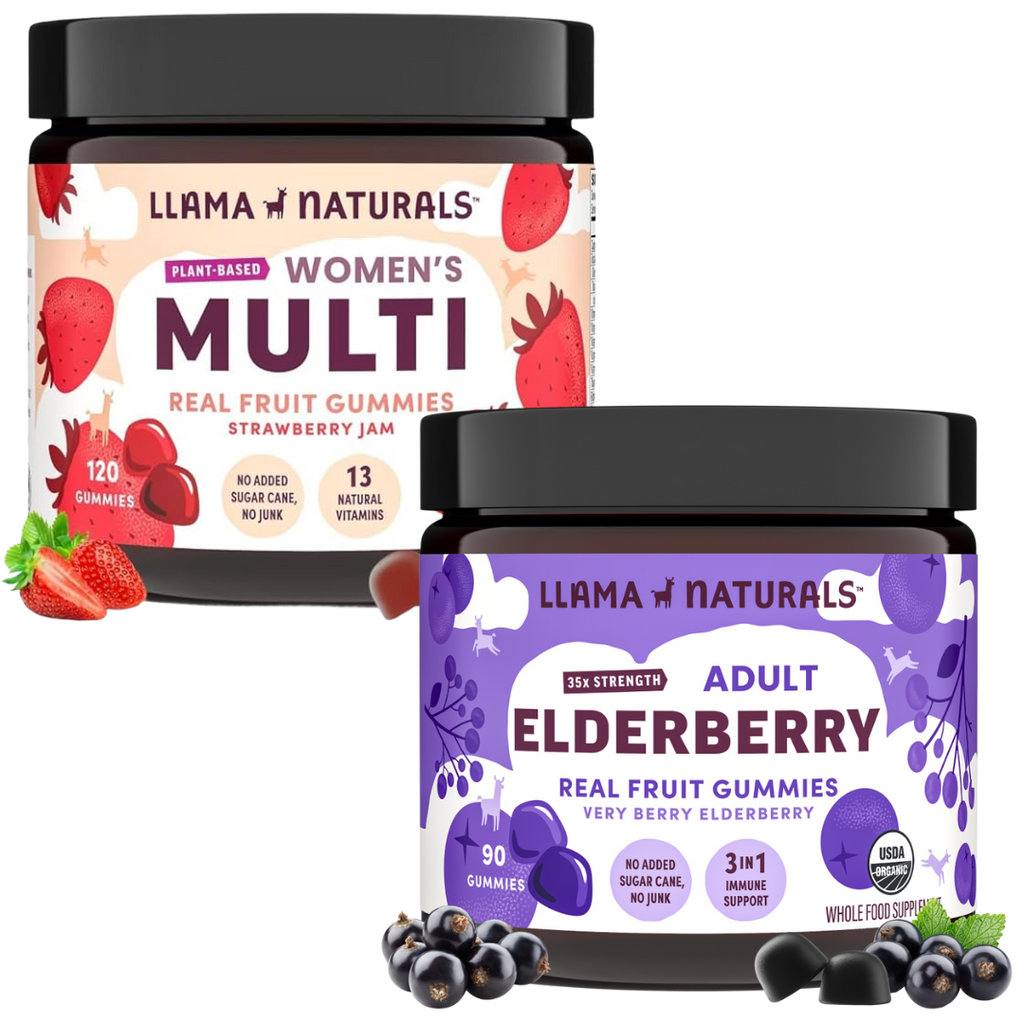Womens Defense Bundle - Multi + Elderberry Gummies – Llama Naturals